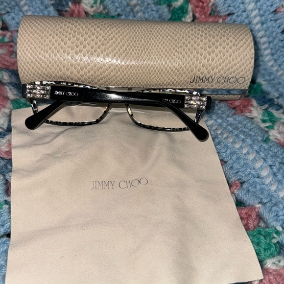 Jimmy Choo | Accessories | Jimmy Choi Eyeglasses With Swarovski Crystal ...